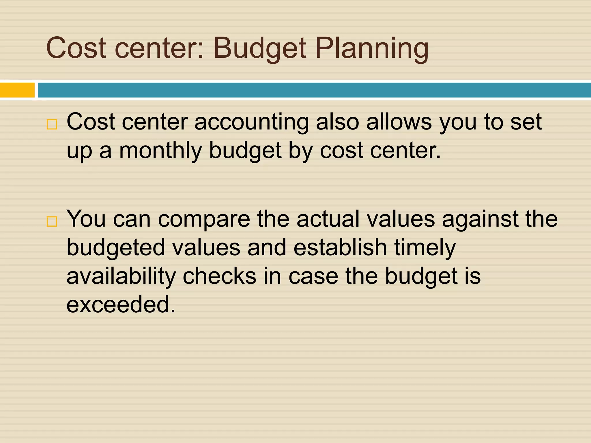 SAP Controlling overview | PPTX