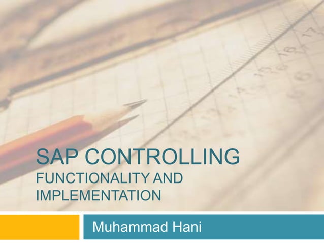 SAP Controlling overview | PPTX