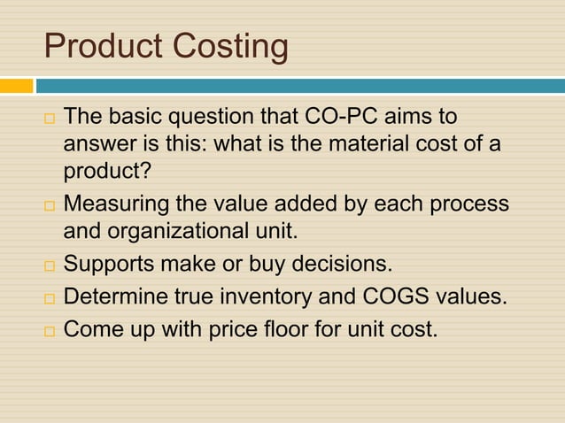 SAP Controlling overview | PPTX