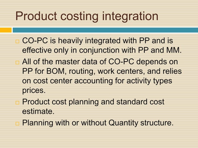 SAP Controlling overview | PPTX