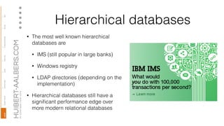 ITI015En-The evolution of databases (I) | PDF