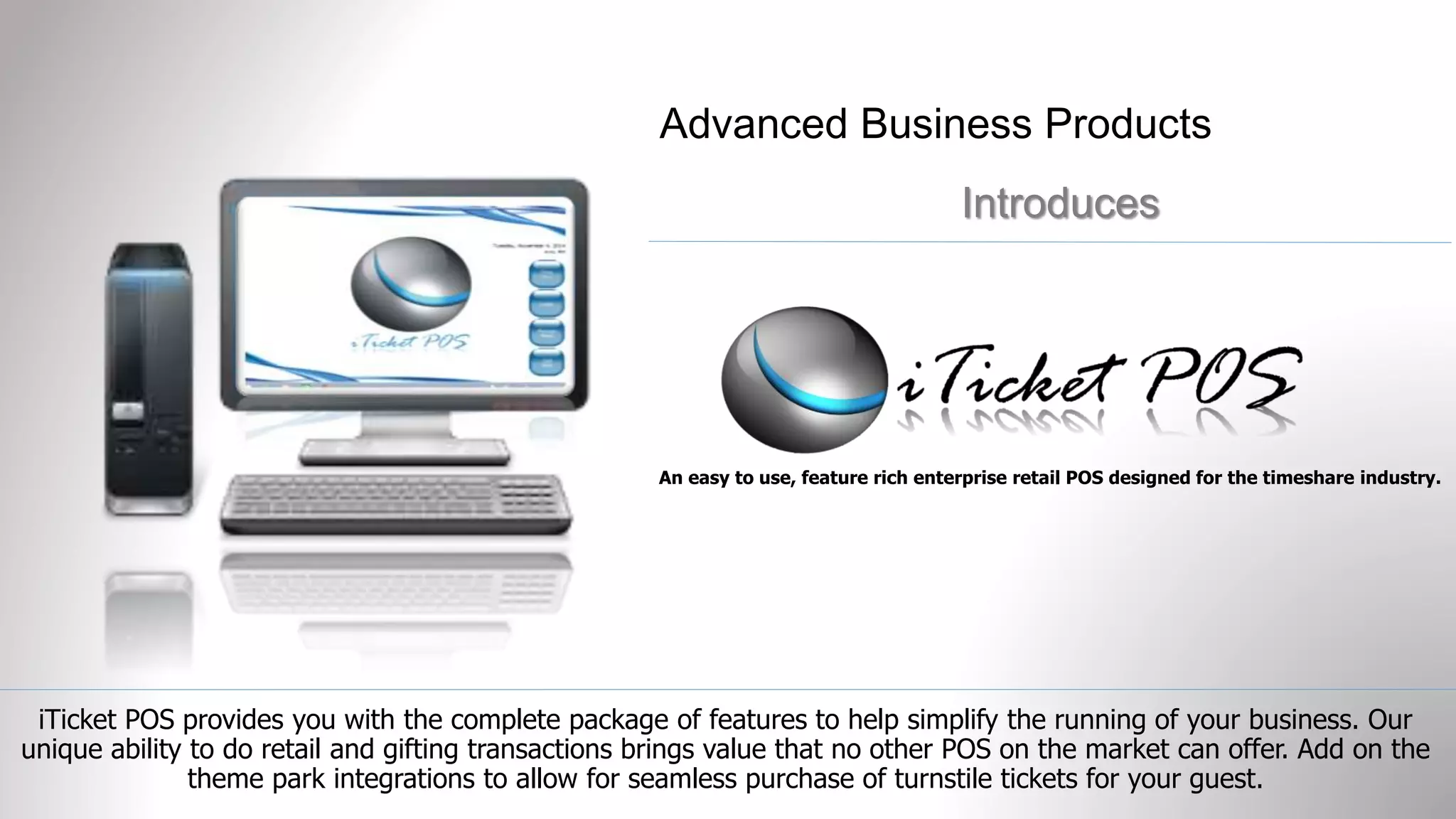 iTicket POS presentation | PPT
