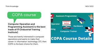ITI COPA course | PDF