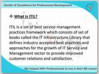 Information Technology Infrastructure Library | PPTX
