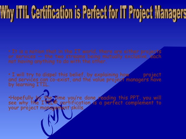 ITIL FOUNDATION COURSE | PPT