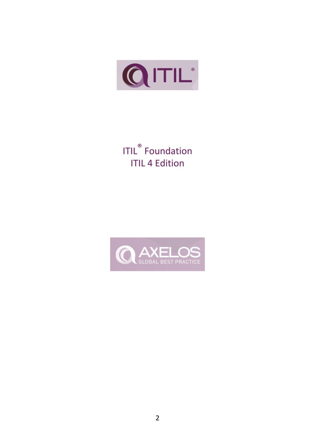 ITIL Foundation ITIL 4 Edition | PDF | Information Services Industry | Industries