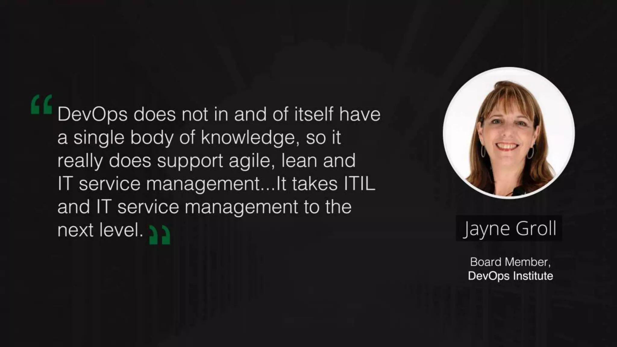 6 Awesome Quotes from ITIL and DevOps Influencers | PPT