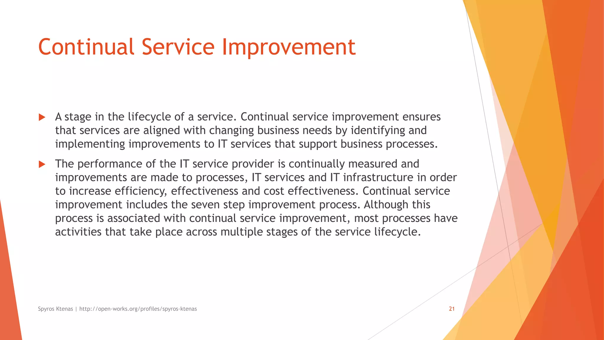ITIL Basic concepts | PPTX