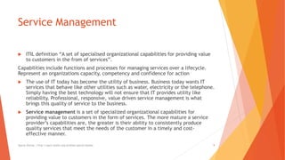 ITIL Basic concepts | PPTX