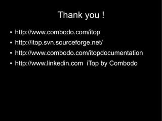 ITIL Methods, Tooling, ITOP Project - fOSSa2010 | PDF