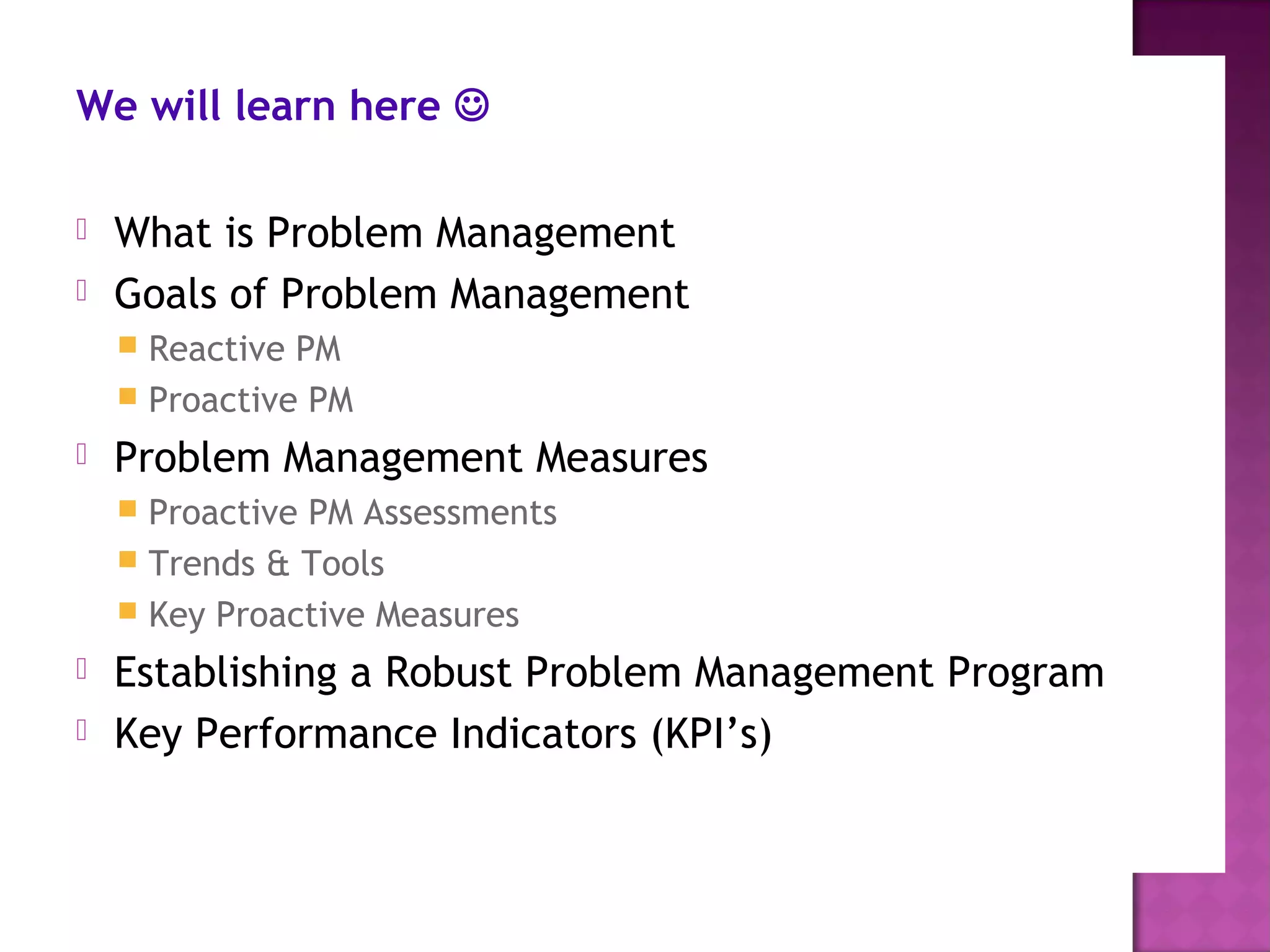 Problem Management | PPT