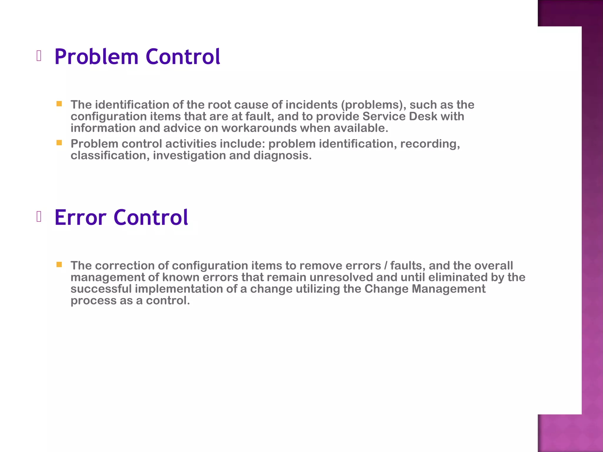 Problem Management | PPT