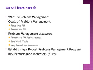 Problem Management | PPT