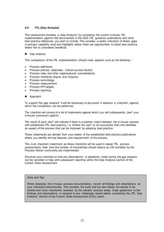 Itil process-assessment-framework | DOCX
