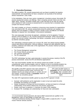 Itil process-assessment-framework | DOCX