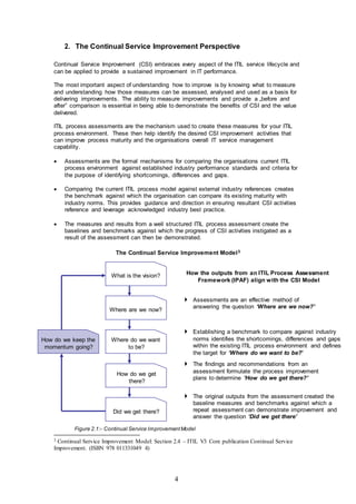 Itil process-assessment-framework | PDF