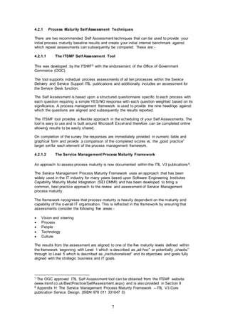 Itil process-assessment-framework | DOCX
