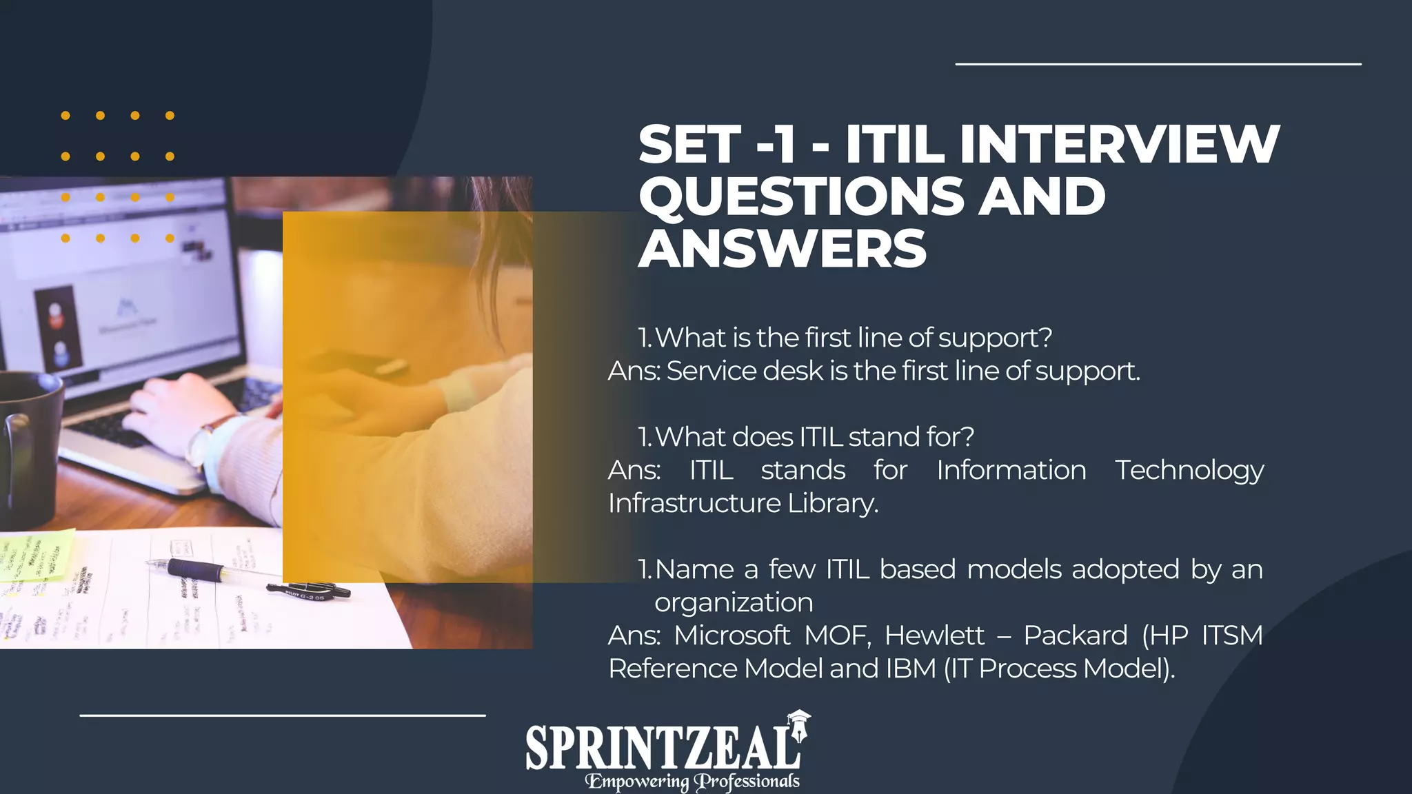 TOP 25 ITIL INTERVIEW QUESTIONS AND ANSWERS IN 2022 | PPT