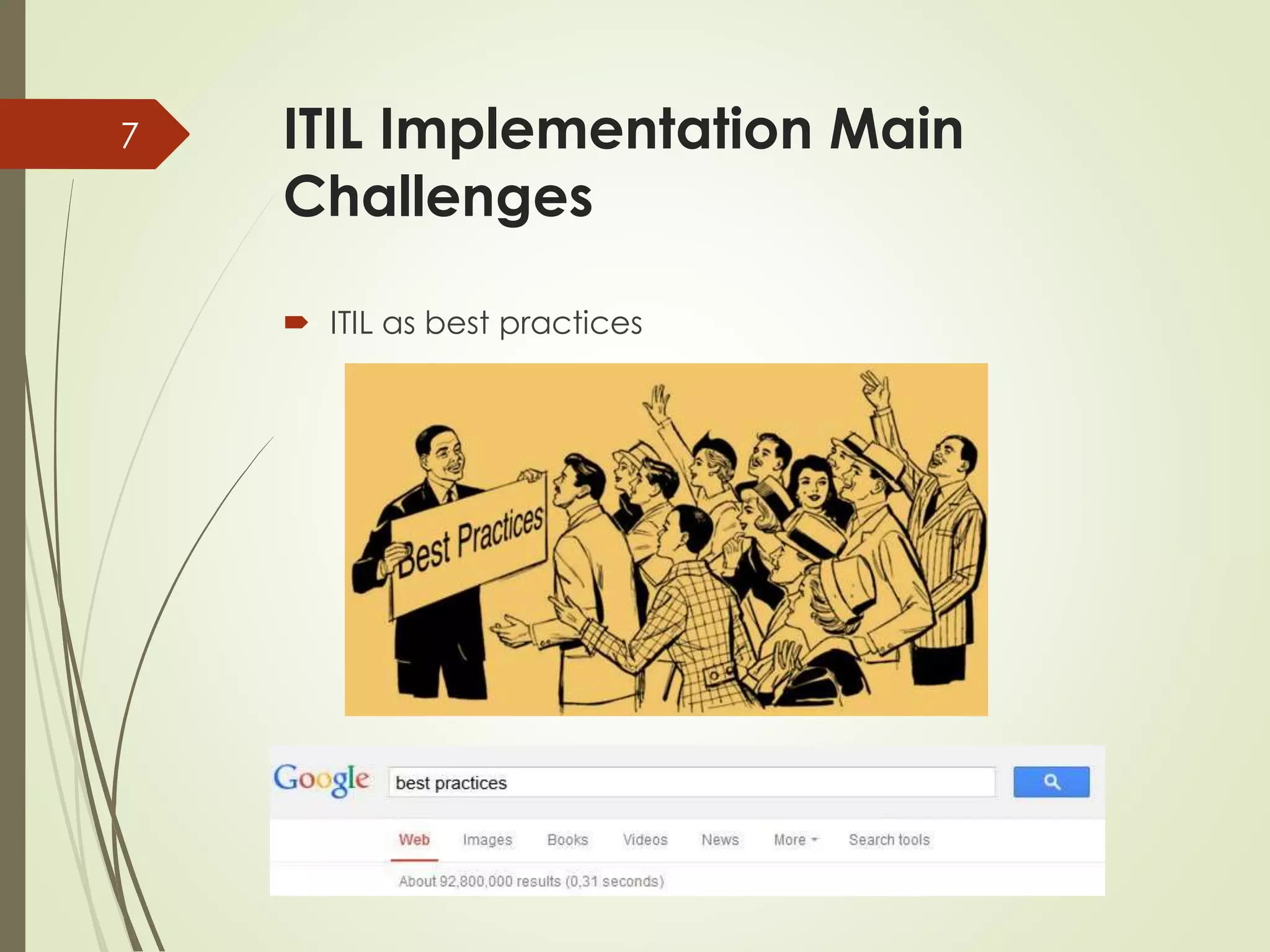 Tackling ITIL Implementation Challenges | PPSX