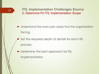 Tackling ITIL Implementation Challenges | PPT