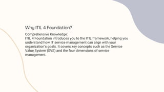 ITIL 4 foundation Certification Training | PPT