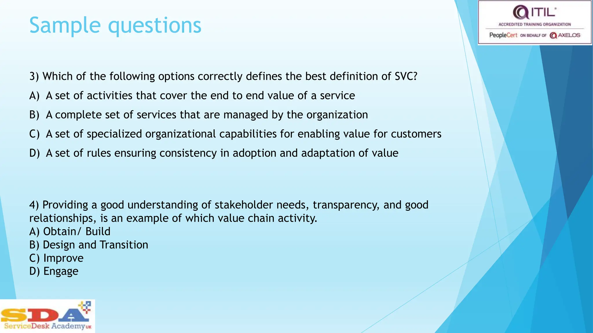 ITIL 4 Foundation Training for begineers | PPTX