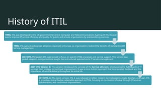 ITIL BASICS AND COMPLETE PROCESS UNDERSTANDING | PPT