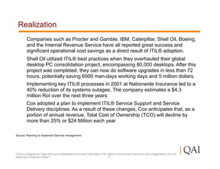 ITIL Benefits | PPT
