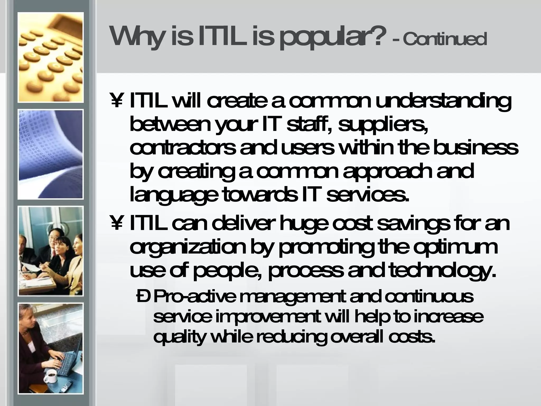 ITIL Challenges With Implementation | PPT