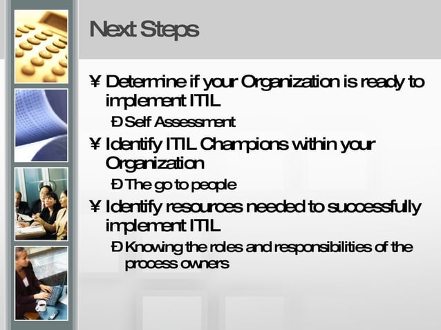 ITIL Challenges With Implementation | PPT