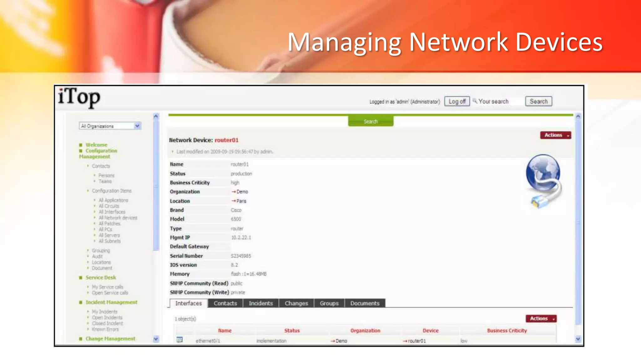 ITIL - iTop combodo tool | PPTX