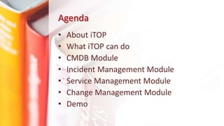ITIL - iTop combodo tool | PPTX