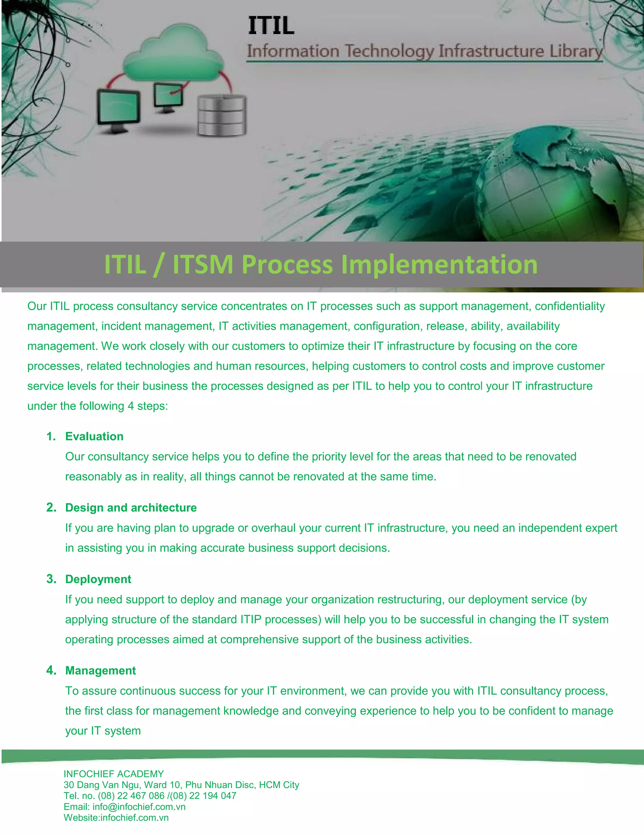 ITIL / ITSM Process Implementation | PDF