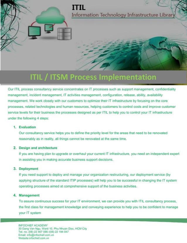 ITIL / ITSM Process Implementation | PDF