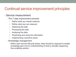 ITIL Continual Service Improvement | PPTX