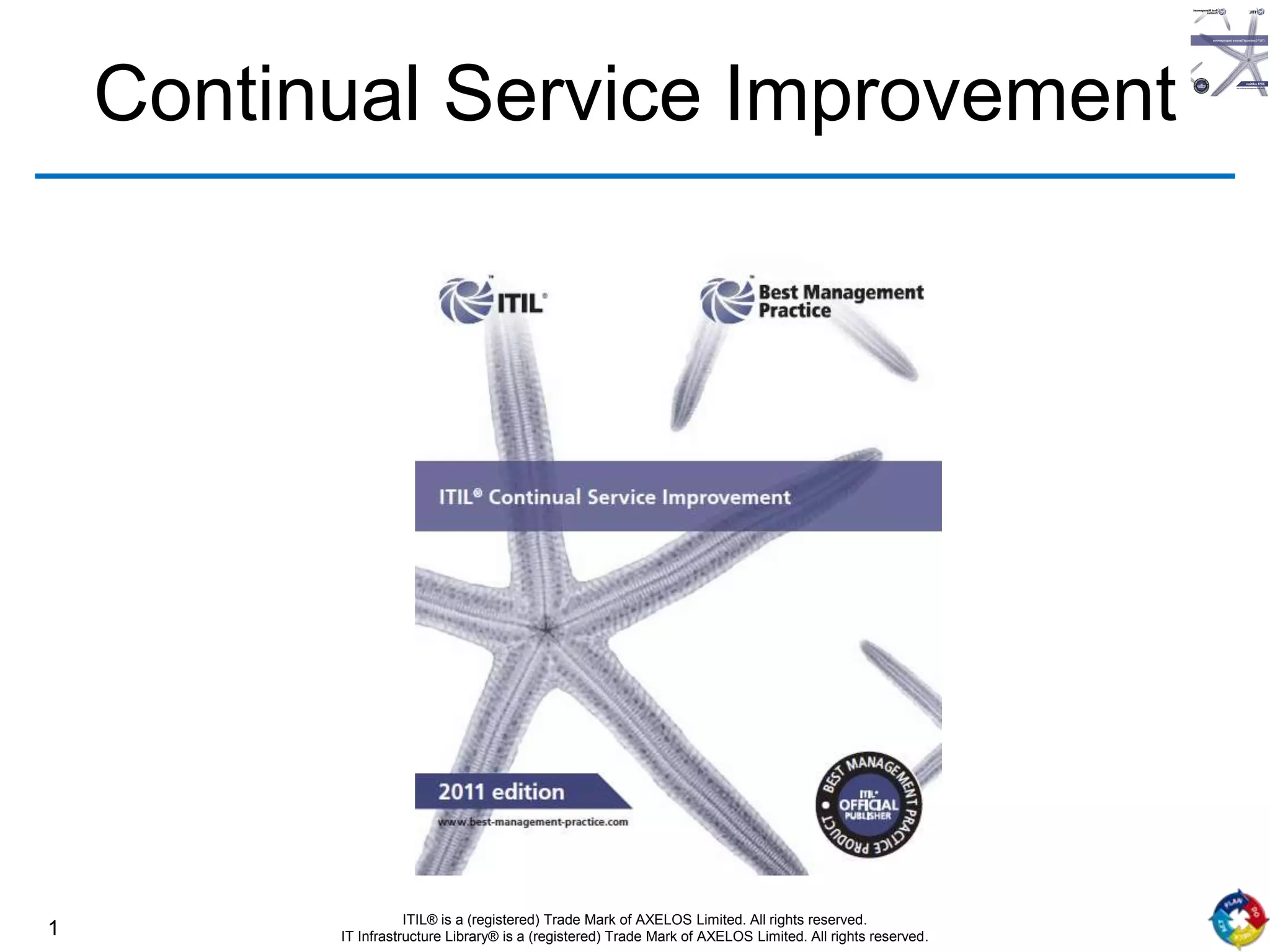ITIL continual service improvement | PPTX