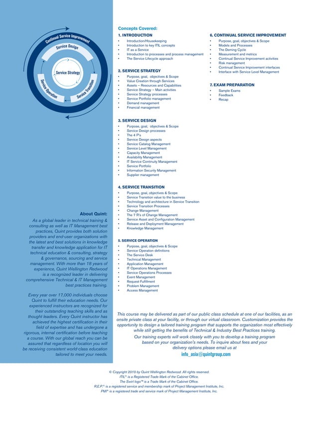 Itil foundation with case study 2011 edition | PDF | Information Services Industry | Industries