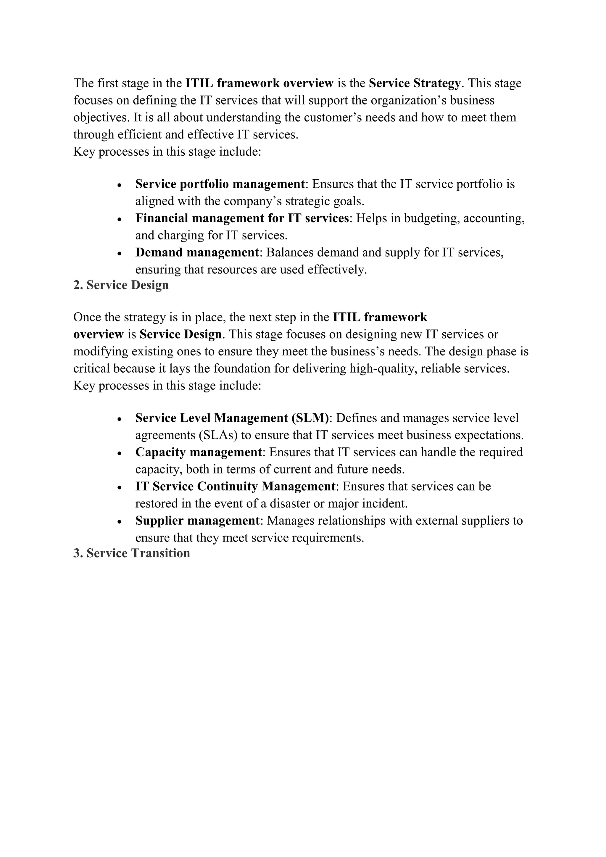 ITIL Framework Overview: 5 Lifecycle Stages & Benefits | Visionary CIOs ...