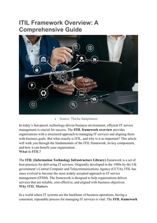 ITIL Framework Overview: 5 Lifecycle Stages & Benefits | Visionary CIOs ...