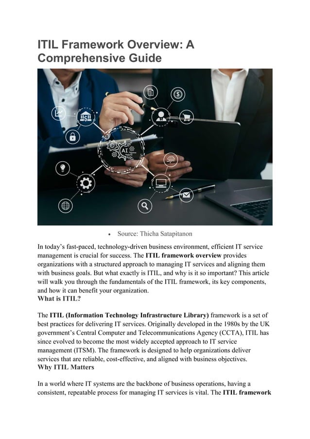 ITIL Framework Overview: 5 Lifecycle Stages & Benefits | Visionary CIOs ...