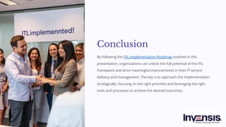 Information Technology Infrastructure Library (ITIL) Implementation Roadmap | PPT