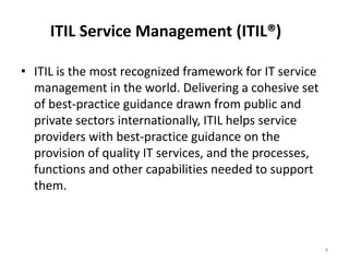 ITIL implementation and Service Management Best Practices – useful ...