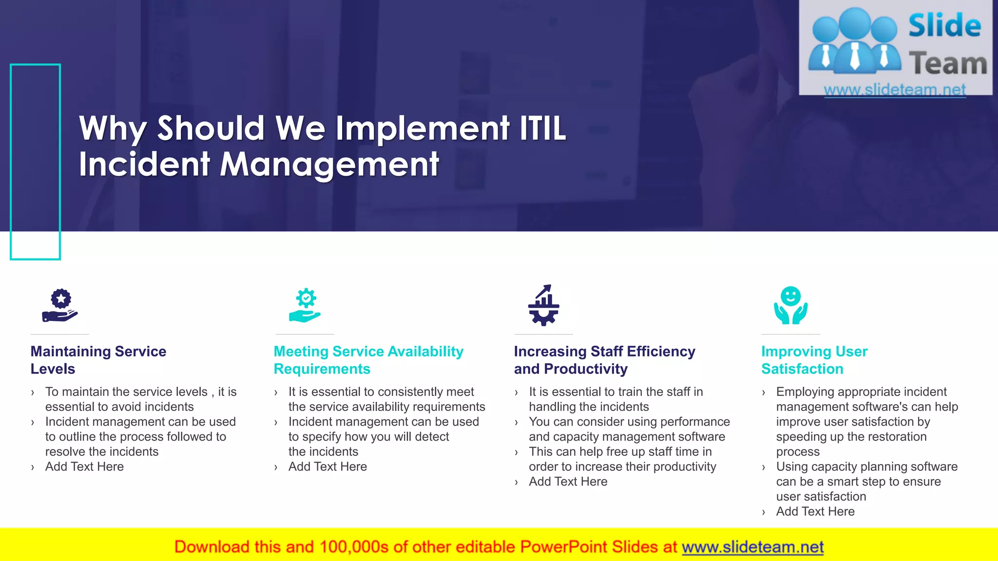 ITIL Incident Management Workflow PowerPoint Presentation Slides | PDF