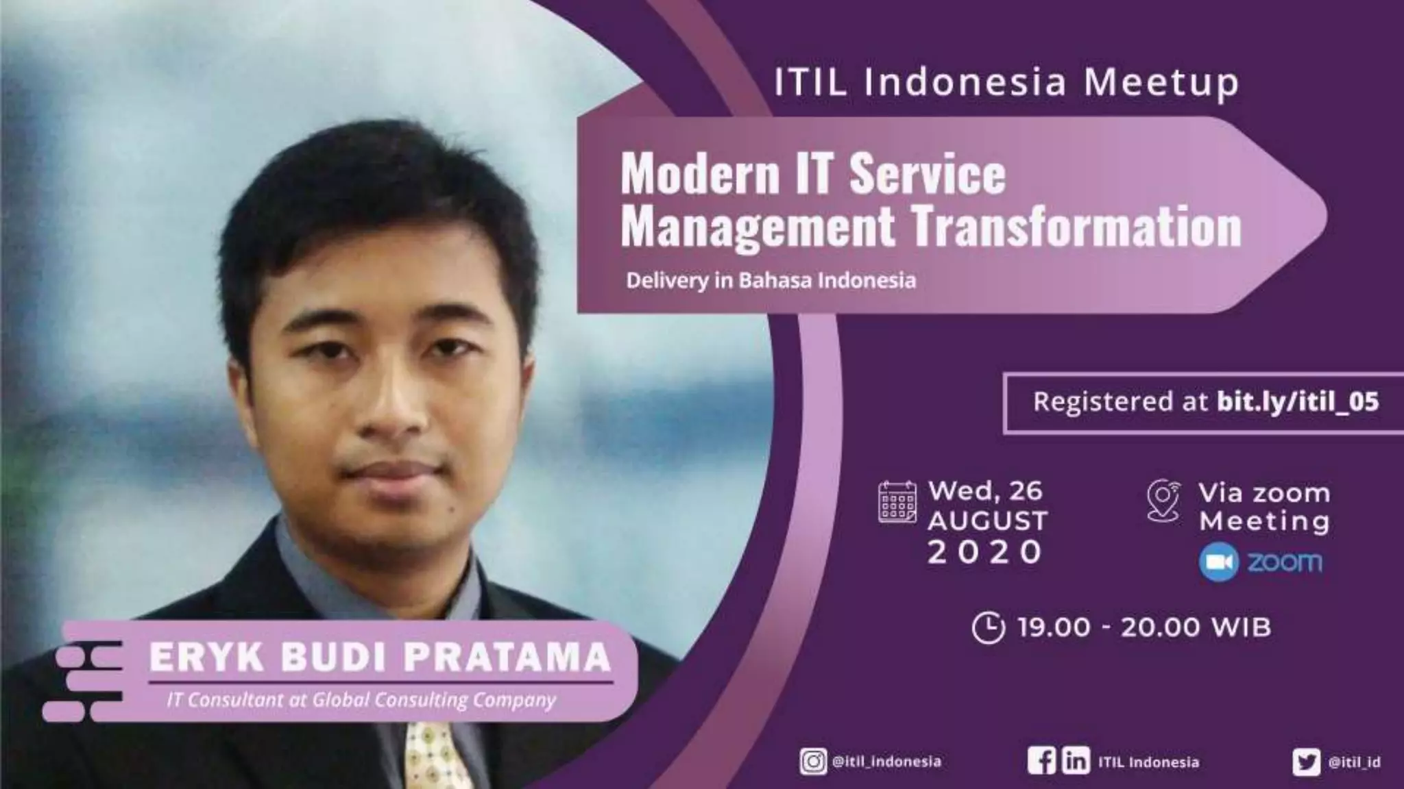 (ONLINE) ITIL Indonesia Community – Meetup Announcement | PPTX