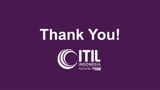 (ONLINE) ITIL Indonesia Community – Meetup “Modern IT Service ...