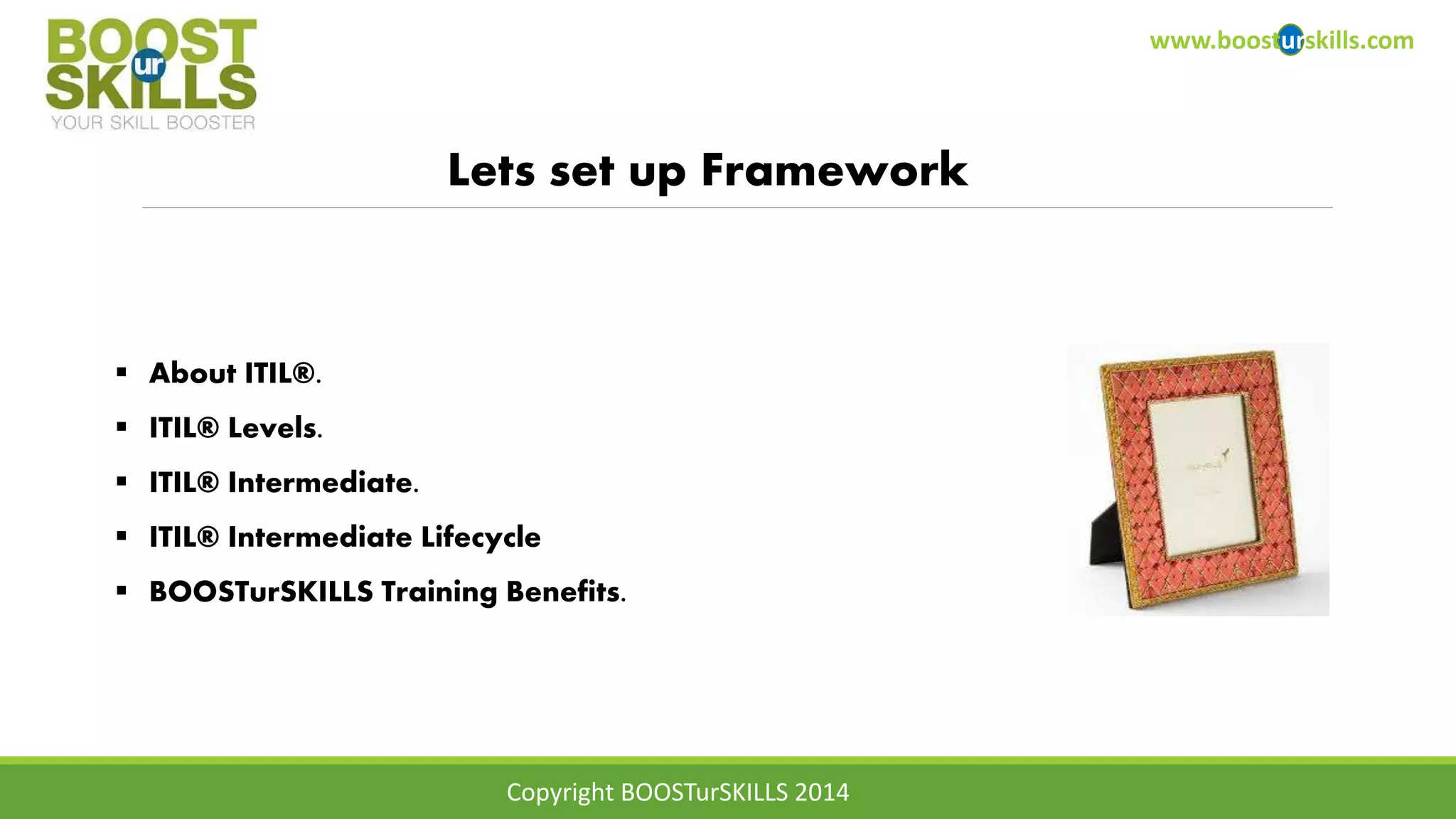 ITIL® INTERMEDIATE LIFECYCLE STREAM | PPTX