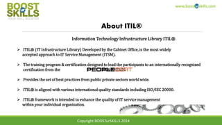 ITIL® INTERMEDIATE CAPABILITY RCV _BOOSTurSKILLS | PPT
