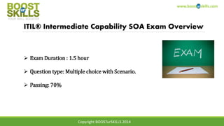 ITIl® INTERMEDIATE CAPABILITY SOA | PPTX