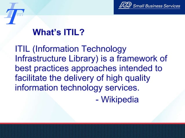 ITIL Introduction | PPT