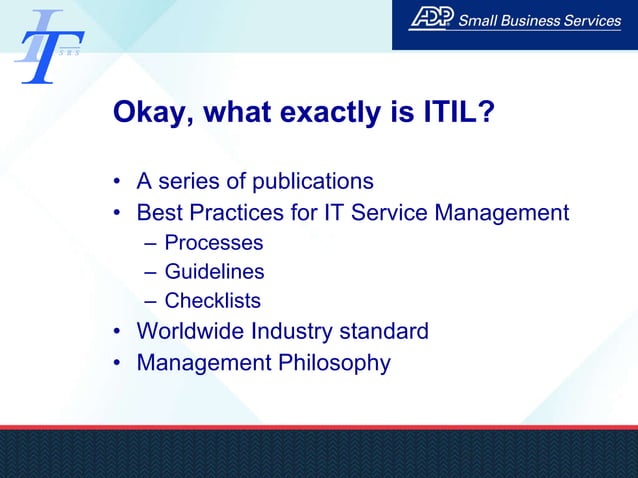 ITIL Introduction | PPT